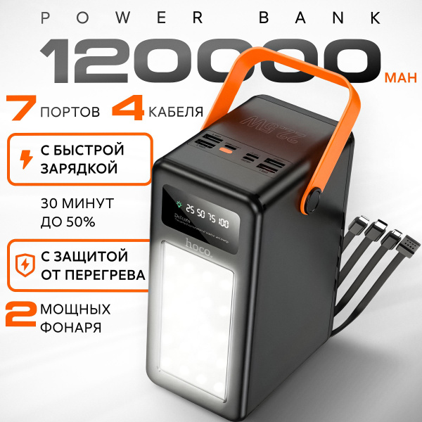 Внешний аккумулятор (Power Bank) hoco J115 купить c доставкой на OZON ...