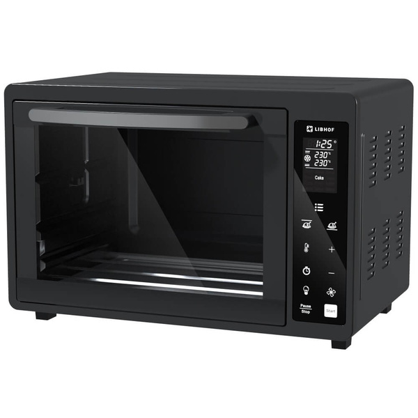 Мини-печь Libhof, черный, 46 л купить c доставкой на OZON по низкой цене (1792327467)