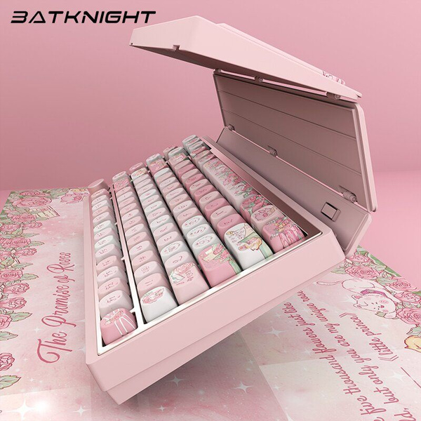 Клавиатура BATKNIGHT BK75, розовый купить на OZON по низкой цене ...
