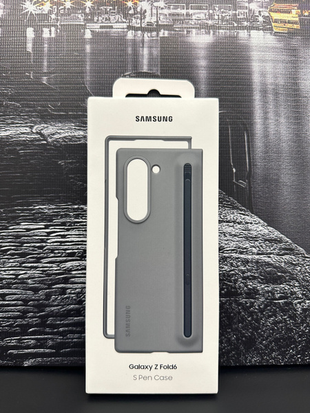 Оригинальный чехол S Pen Case Galaxy Z Fold6 серый (gray) купить на ...