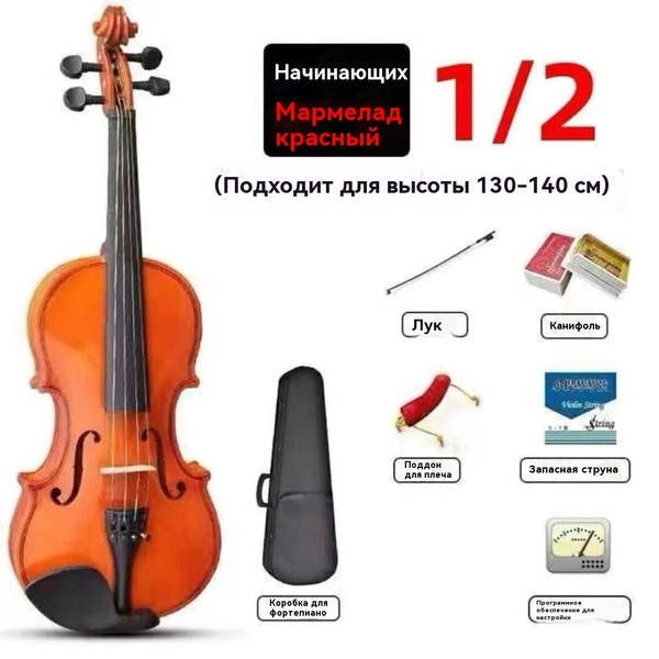 ANDREW FUCHS L-2 1/2 - Скрипка(КОМПЛЕКТ - кейс + смычок + мостик из ...