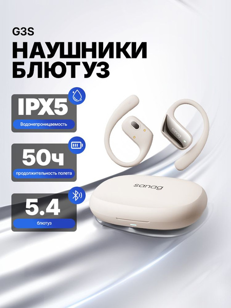 Наушники Накладные Sanag G3S Беспроводное 32 G3S купить c доставкой на OZON по низкой цене ...