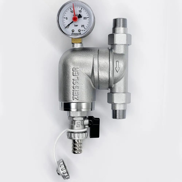 Фильтр с поворотным соединением 3/4 с манометром "ZEISSLER" ZSf.303.0105N купить на OZON по ...