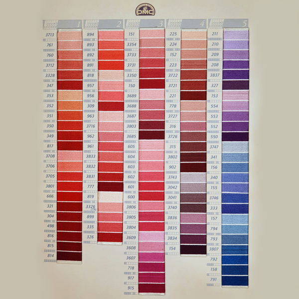 Мулине DMC 892, 3 мотка купить на OZON по низкой цене (1852115469)