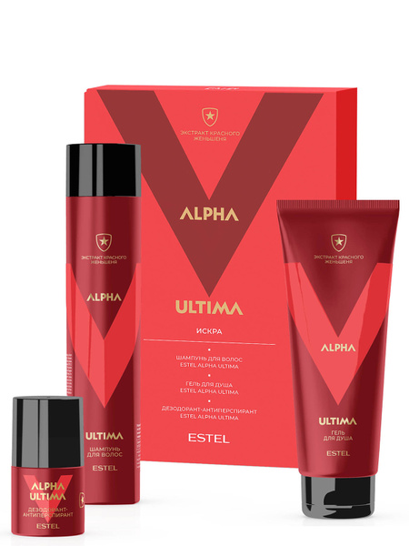 ESTEL PROFESSIONAL Подарочный набор профессиональной уходовой косметики для мужчин ALPHA ULTIMA ...