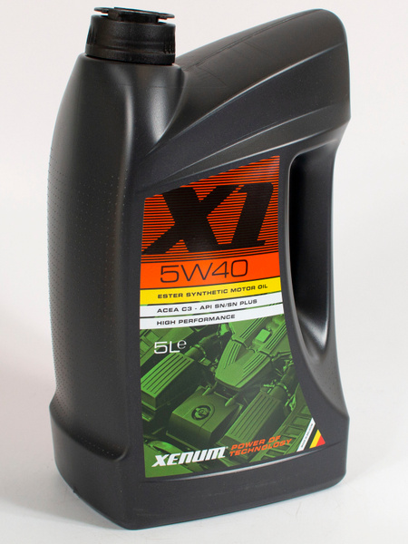 Масло моторное Xenum X1 5W-40 Синтетическое 5 л 1068005 купить c доставкой на OZON по низкой ...