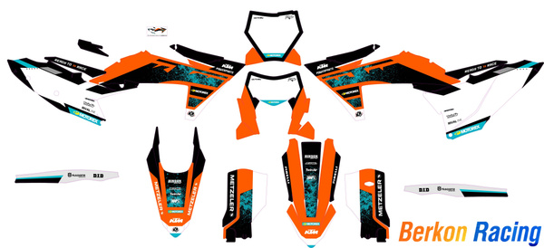 Графика на мотоцикл КТМ (2024) GR8, KEWS, HENGJIAN (толщина 600 мкм) (24) купить на OZON по ...