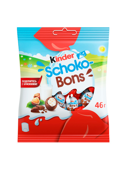 Шоколадные конфеты Kinder Shoco-Bons (Шоко-бонс), 46 г купить на OZON ...