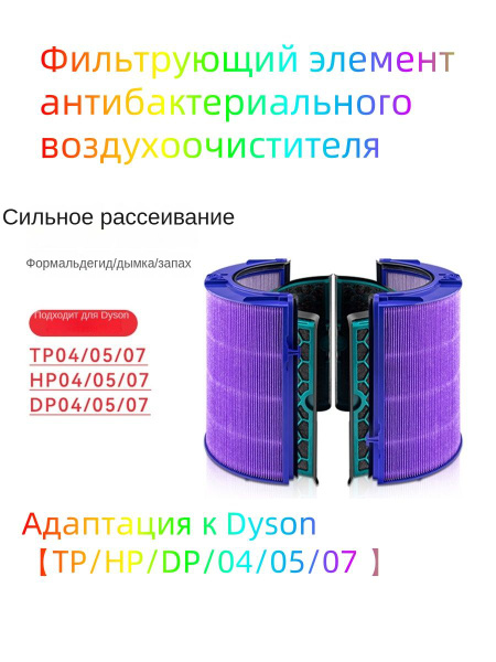Антибактериальный фильтр для воздухоочистителя Dyson HP04 TP04 DP04 HP05 TP05 DP05 HP07 TP07 ...