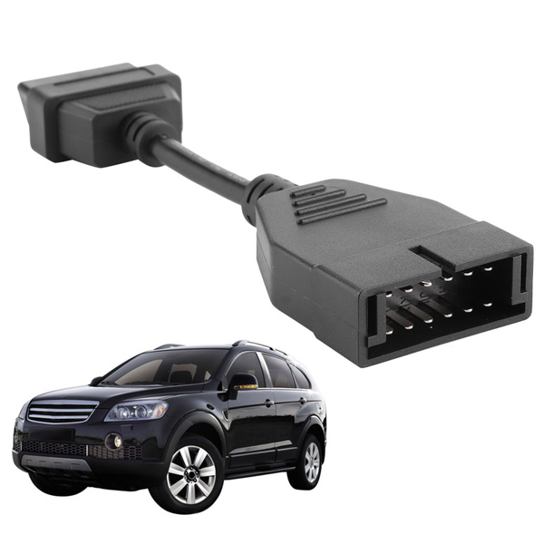 Переходник для автосканера ВАЗ GM 12 pin OBD-1 на OBD-II 16pin купить на OZON по низкой цене ...
