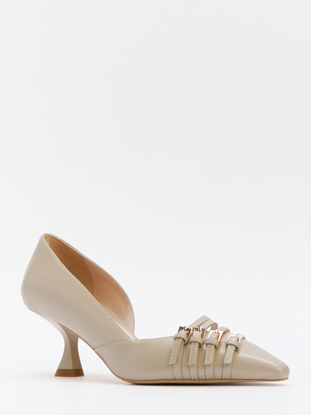 Туфли Женский Tendance Натуральная кожа размер 37 Шпилька T узкая Франция купить C доставкой