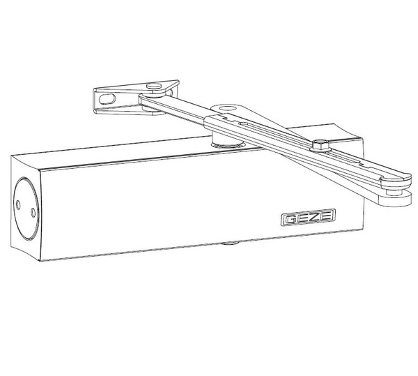 GEZE TS2000 V BC EN2/4/5 белый RAL9016 в к-те с рычагом купить на OZON по низкой цене (1893326150)