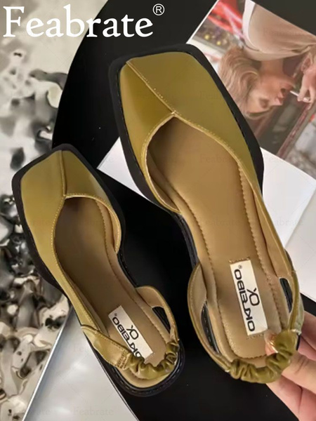 Босоножки Женский Feabrate Без каблука Искусственный спилок, размер 42 Легкая модель, Мягкая ...