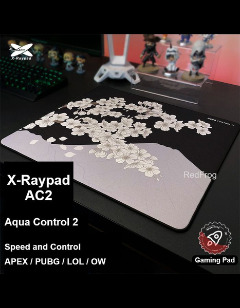 X-raypad Игровой коврик для мыши AC2, 400*400*4mm, L, светло-серый, черно-серый купить на OZON ...