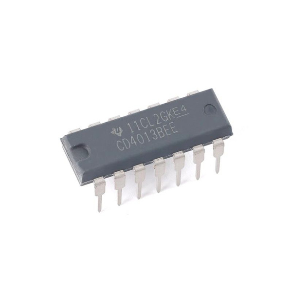 5 шт. Микросхема TEXAS INSTRUMENTS CD4013BE IC: цифровая D триггер Ch ...