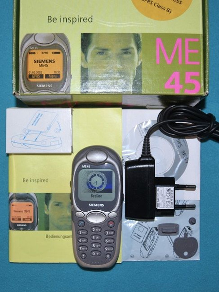 Siemens Мобильный телефон Siemens ME45 Safari Grey Полный комплект ...