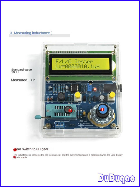 Измеритель Ёмкости И Индуктивности, Частотомер DIY Electronic Set 51 ...