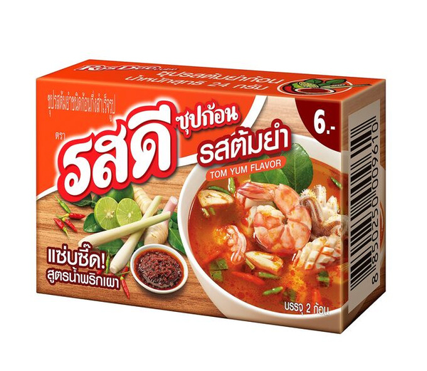 Тайские бульонные кубики для приготовления супа Том Ям 2 куб. (1 ...