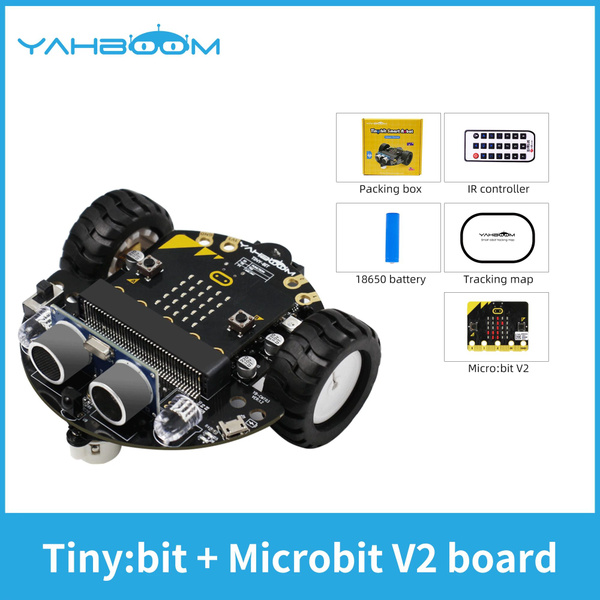 Yahboom Microbit Car, With Microbit V2 Programmable Игрушки Робот ...