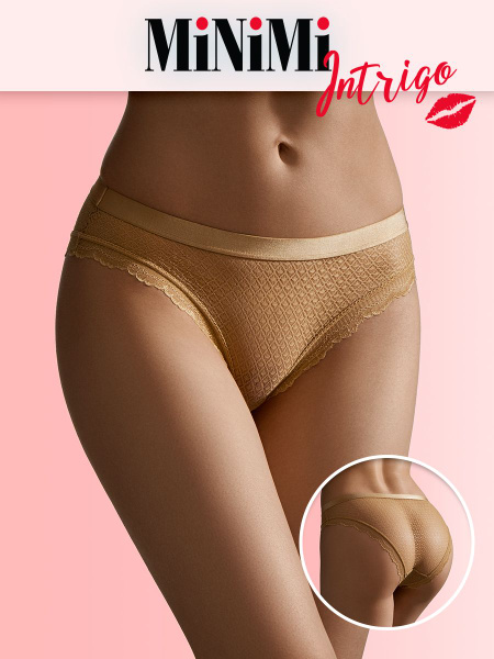 Трусы Женский Minimi слипы бежевый лайт, размер 46 Средняя Китай Повседневный купить c доставкой ...