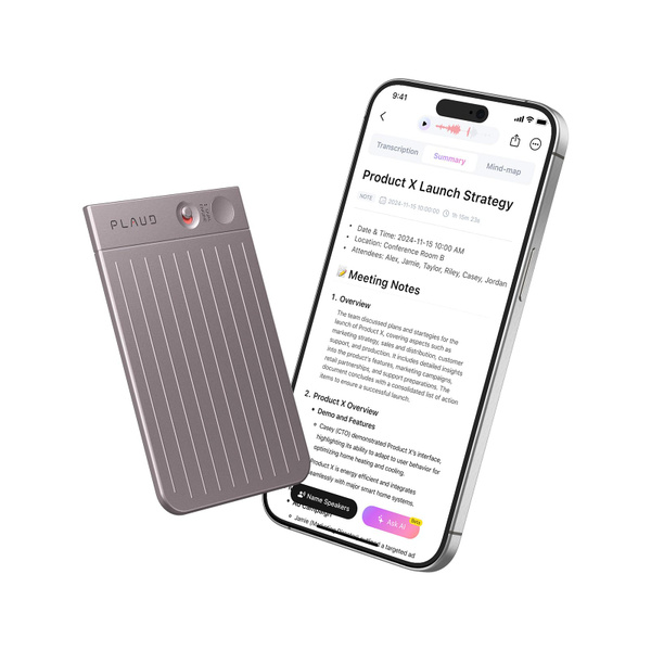 диктофон PLAUD NOTE AI Voice Recorder Starlight купить на OZON по ...