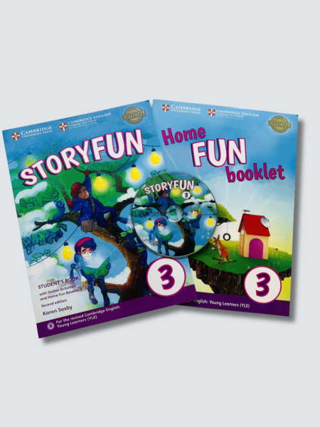 StoryFun 3 полный комплект: Student's Book + Home Fun Booklet + диск ...