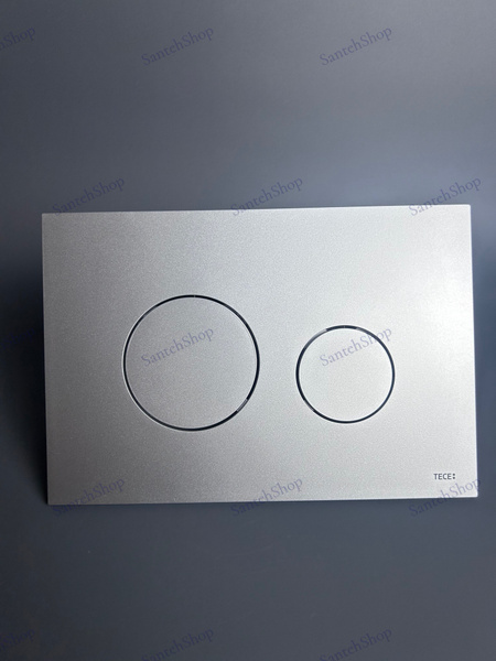 TECEloop 9240922 хром матовый , не оставляет отпечатков, Пластиковая (панель) кнопка смыва для ...