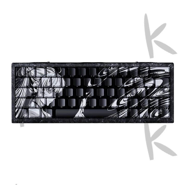 Игровая клавиатура проводная YING 63, Английская раскладка, серый ...