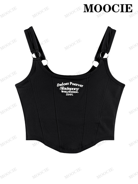 Кроп-топ Женский MOOCIE черный, размер 40, 44 Политекс Без рукавов Повседневный Китай купить c ...