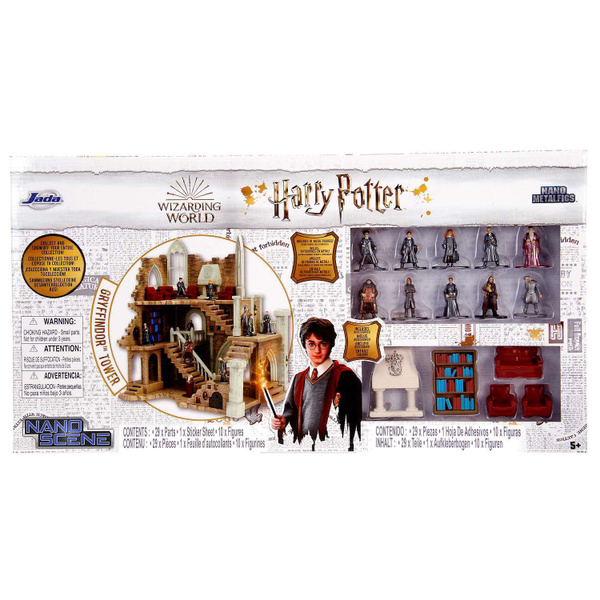 Набор фигурок 1.65" Nano-Harry Potter Collectors Enviroment Harry ...