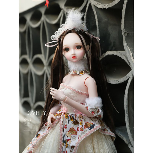 Характеристики Кукла DBS Belle Lolita 1/3 шкала 62CM в старом стиле 34 сустава подробное ...