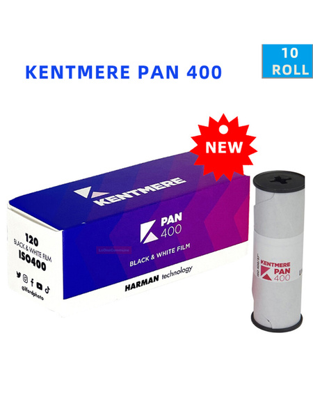 10 Rolls Kentmere PAN400 120 черно-белая пленка купить на OZON по ...
