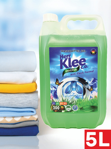 Гель для стирки белья универсальный Herr Klee Universal, концентрат жидкий стиральный порошок ...