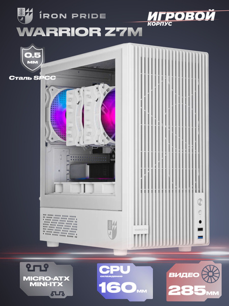 Корпус Warrior Z7M + закаленное стекло, Micro-ATX, Mini-ITX купить на OZON по низкой цене ...