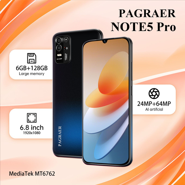 Смартфон PAGRAER Note5 Pro 256 ГБ 8 ГБ Черный 2 SIM купить c доставкой на OZON по низкой цене ...