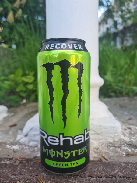 Энергетический напиток Monster Rehab GREEN TEA USA 458 ml жб купить на ...