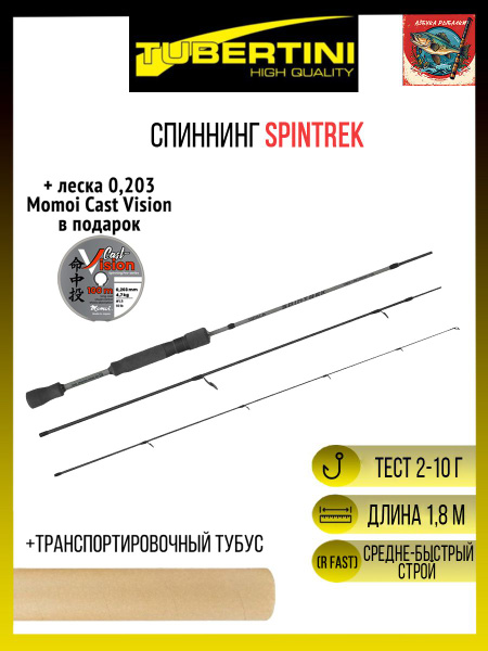 Спиннинг Tubertini Spintrek, от 2 гр купить c доставкой на OZON по ...