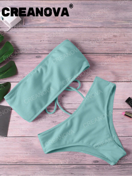 Купальник раздельный Женский CREANOVA синий, размер 42 купить c доставкой на OZON по низкой цене ...