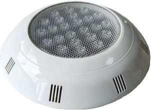 Прожектор светодиодный универсальный с оправой из ABS пластика Poolmagic OSH6105GP-2H, 24 Вт ...