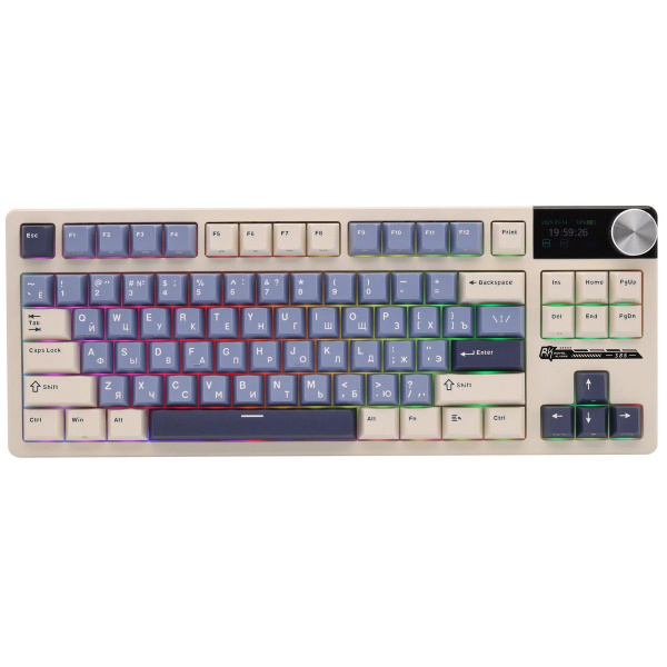 Клавиатура Royal Kludge RK S85 Horizon Blue USB/2.4 GHz/Bluetоoth, RGB ...