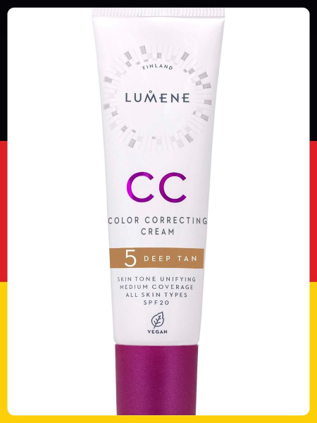 CC-средство Lumene CC CC Color Correcting Cream SPF22 5 Deep Tan купить ...