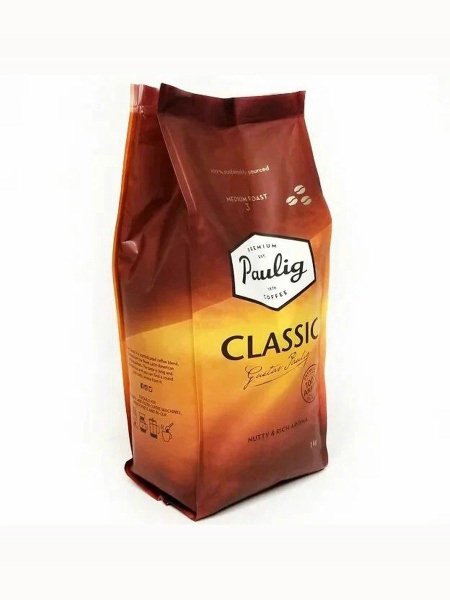 Кофе в зернах Paulig Classic (Паулиг Классик), 1 кг, арабика 100% ...