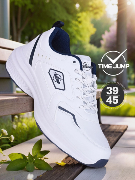 Кроссовки Мужской TimeJump Искусственная кожа Бег, Туризм, размер 44 G Демисезон Шнурки ...