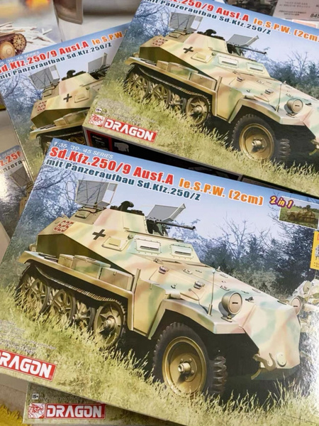 Сборная модель танка DRAGON 6859 1/35 Sd.Kfz. 250/9 Ausf.A le.S.P.W ...