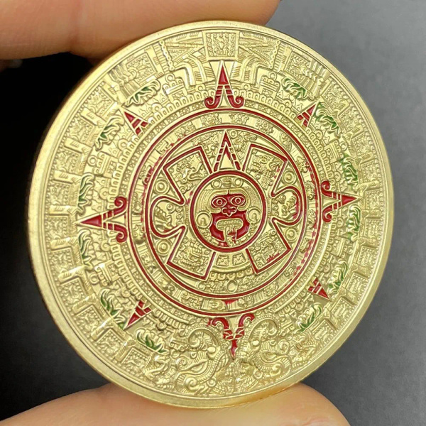 Коллекционная монета Aztec Gold Calendar / Календарь Ацтеков - купить в ...