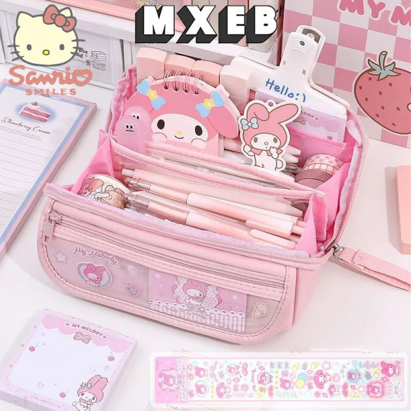 Санрио Моя Мелодия Пенал My Melody от Sanrio Поставляется с наклейками купить на OZON по низкой ...