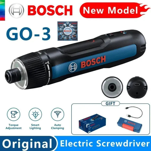 Аккумуляторная отвертка Bosch GO3 купить на OZON по низкой цене (1940073546)