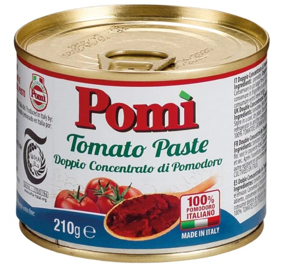 Томатная паста Pomi, 210гр * 3 шт - купить с доставкой по выгодным ...