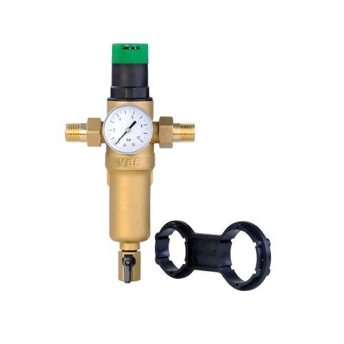 Фильтр самопромывной с манометром, с редуктором давления, для грубой ...