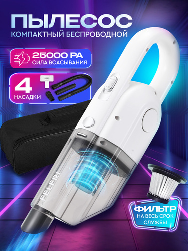5096 отзыв на Пылесос автомобильный мощный беспроводной FELFRI от покупателей OZON